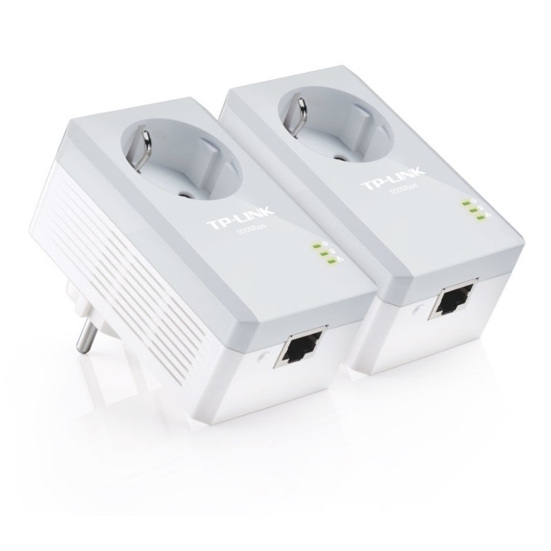 TP-LINK PLC TL-PA4010PKIT POWERLINE ETHERNET 500 MBPS ADAPTER STARTER ...